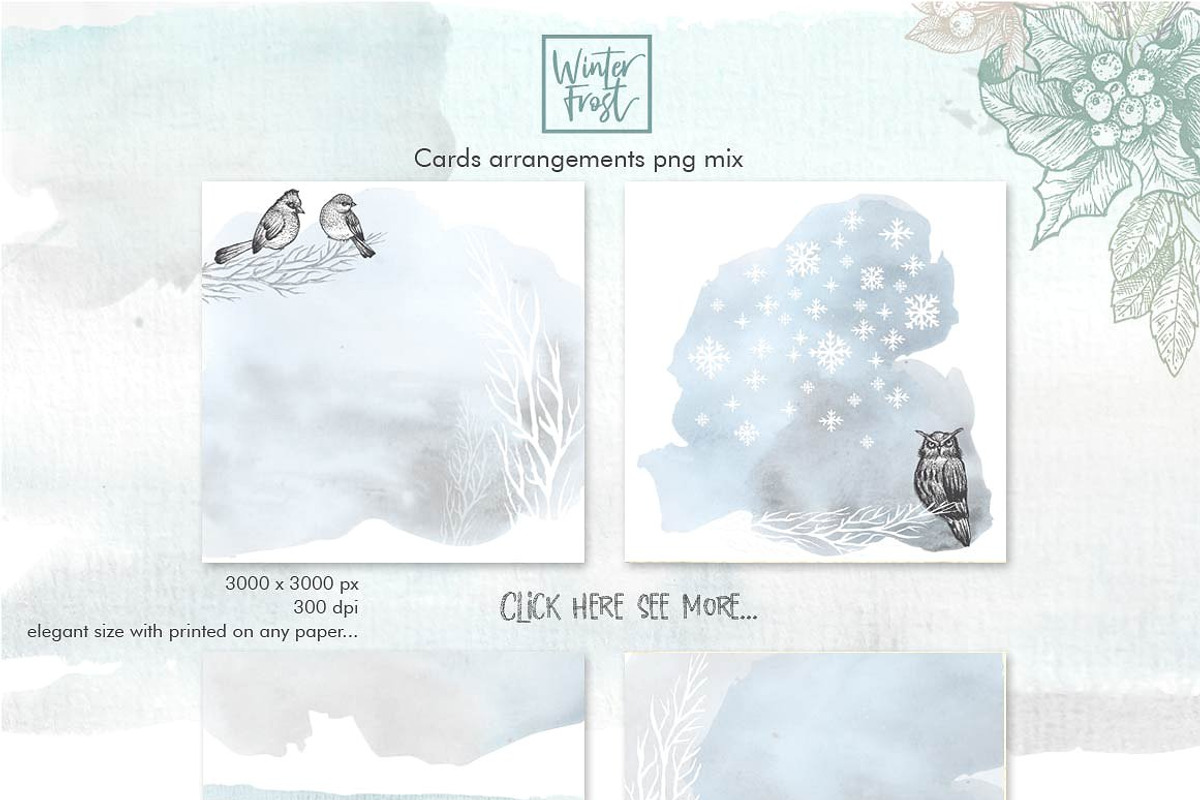 Winter Frost, an Animal Illustration by Graphobia