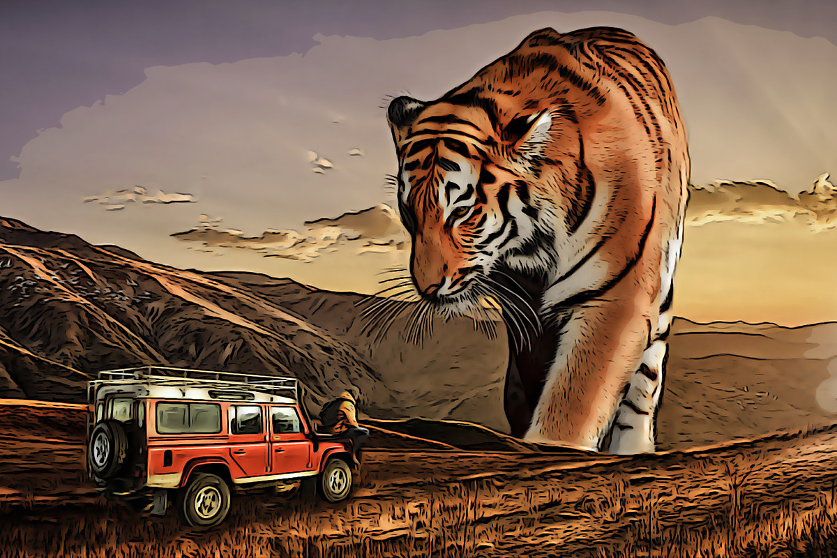 Cel-Shading Photoshop Action, an Action Add-On by Dene Studios