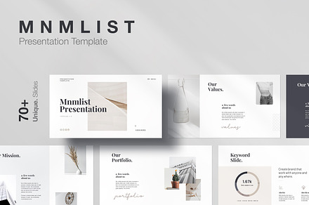 Simplest Slide PowerPoint Template | Presentation Templates ~ Creative ...