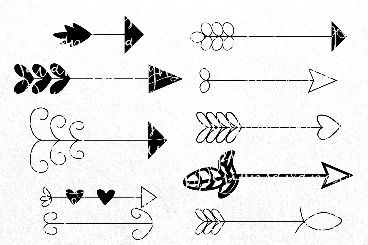 Vector Boho Arrows Bundle Clipart, an Object Graphic by SavanasDesign