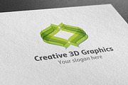 Creative 3D Graphics Logo | Branding & Logo Templates ~ Creative Market