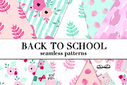 Back to school seamless patterns, a Pattern Graphic by Rosabebe