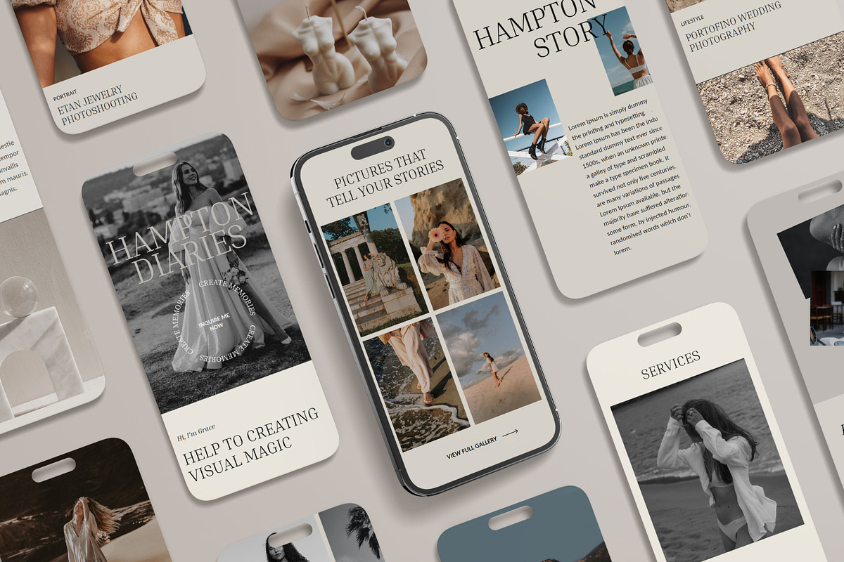 Hampton | Showit Website Template