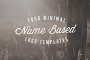 Four Name/Initial Based Logos, a Branding & Logo Template by James ...
