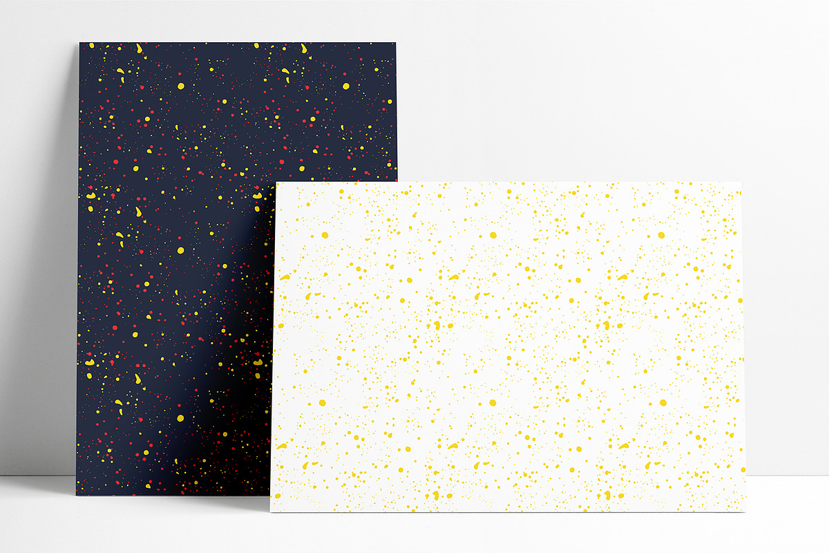 Color Splash Patterns, a Pattern Graphic by Wild Ones
