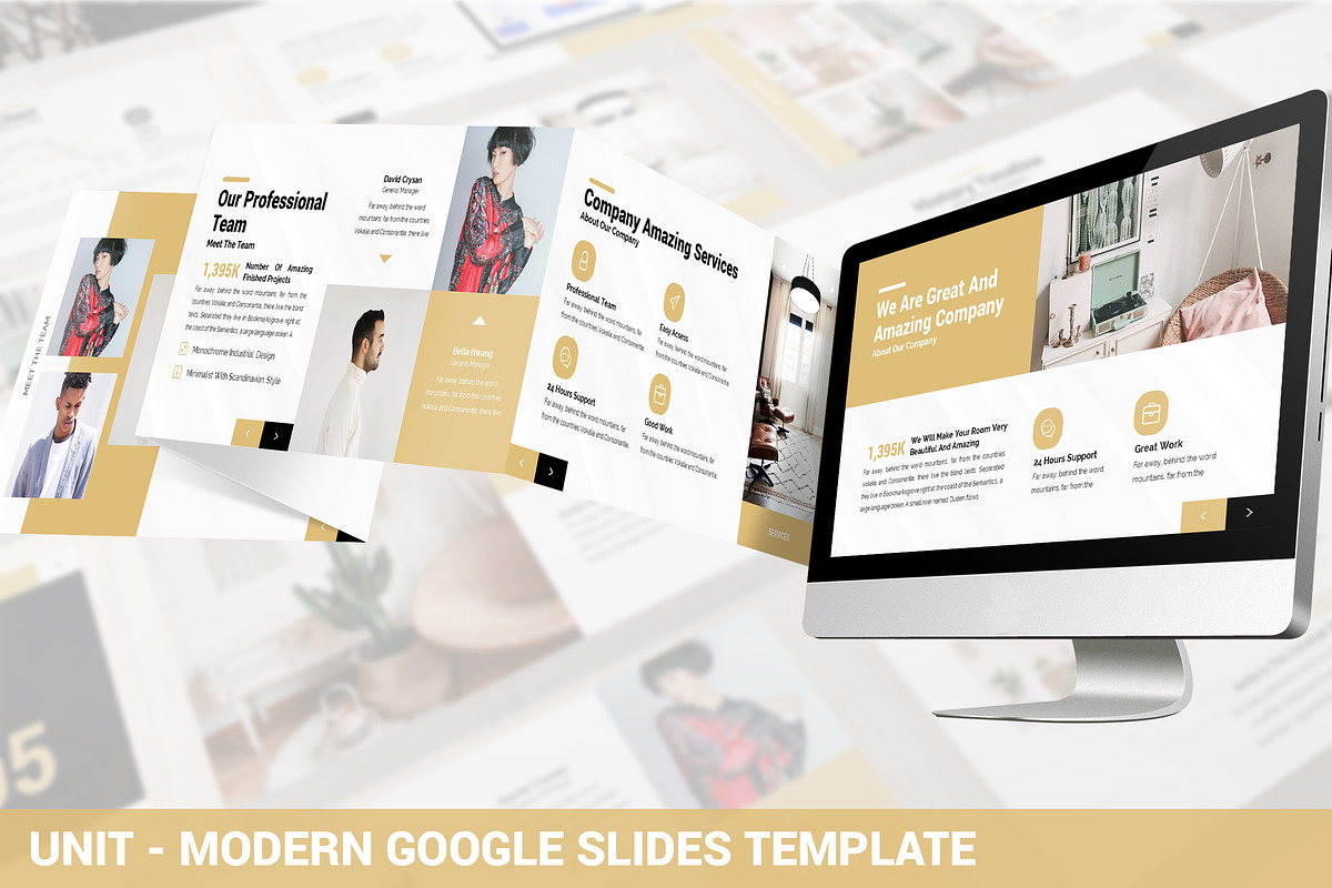Unit - Modern Google Slides Template, a Presentation Template by ...