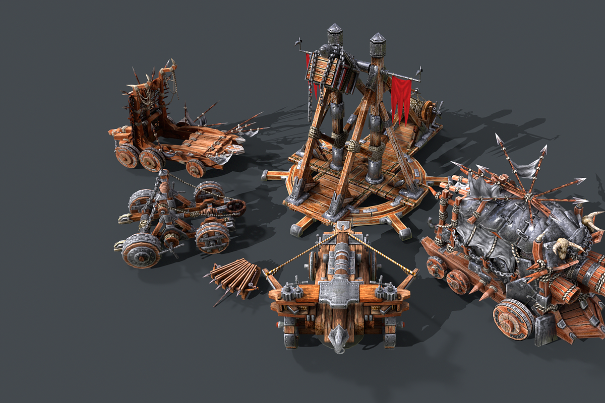 Medieval War Machines, a Cars & Vehicle 3D Model by Beatheart Creative ...