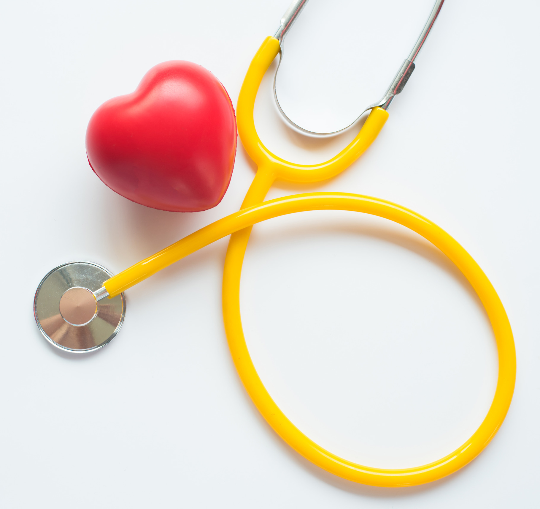 Stethoscope and red heart symbol of featuring health, awareness, and ...