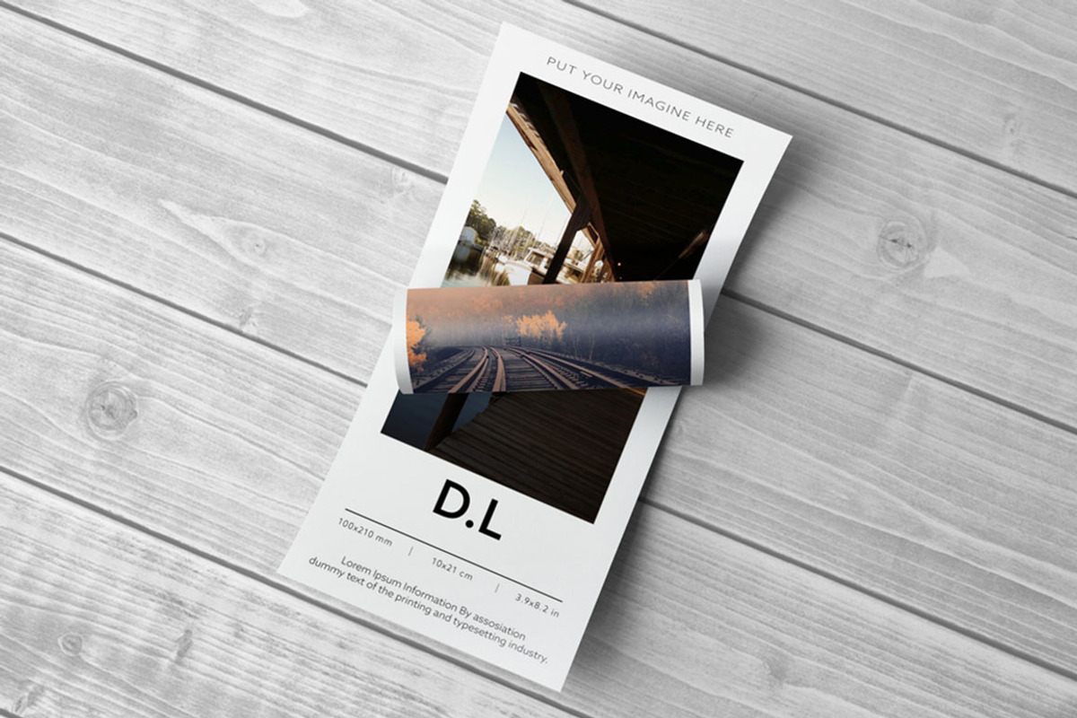 DL Flyer Mockups Bundle, a Print Template by Kongkow