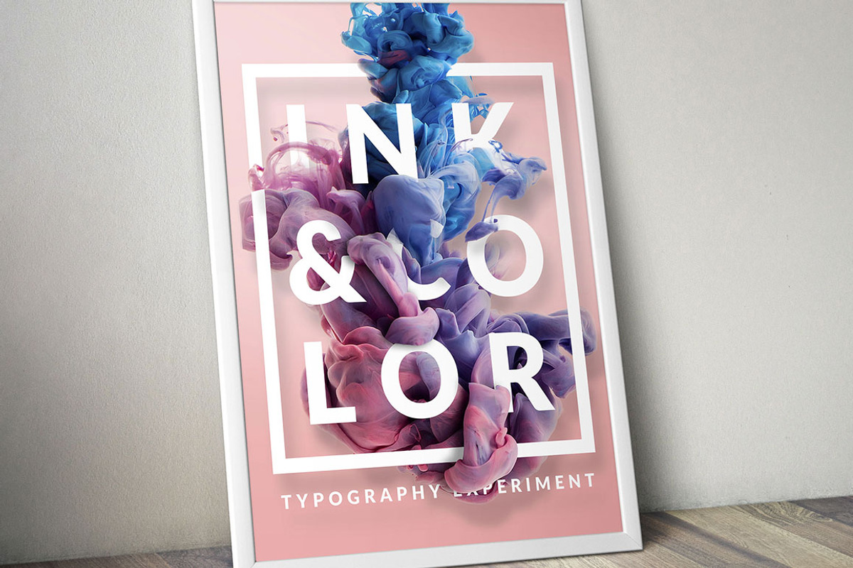 Ink & Typography V.1, a Graphic by DesignSomething