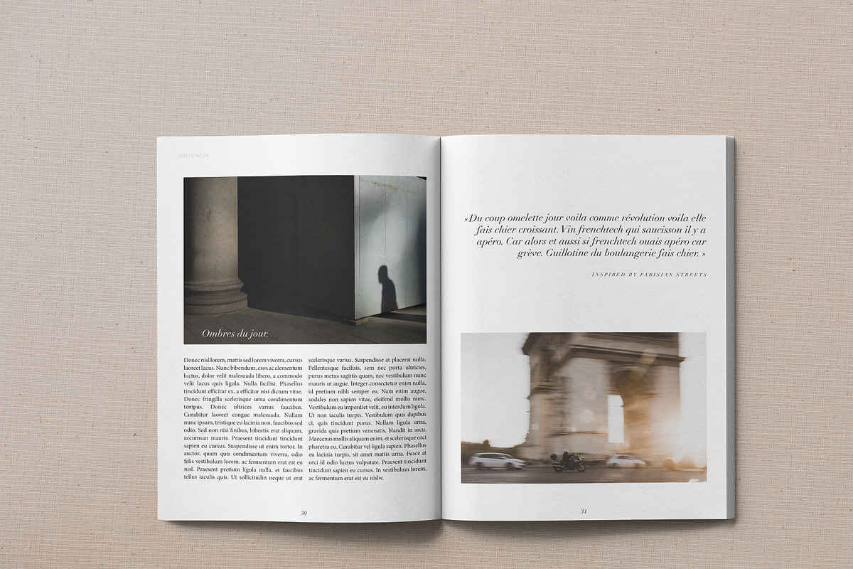 PARIS Magazine Template, a Magazine Template by Dorondo.Art
