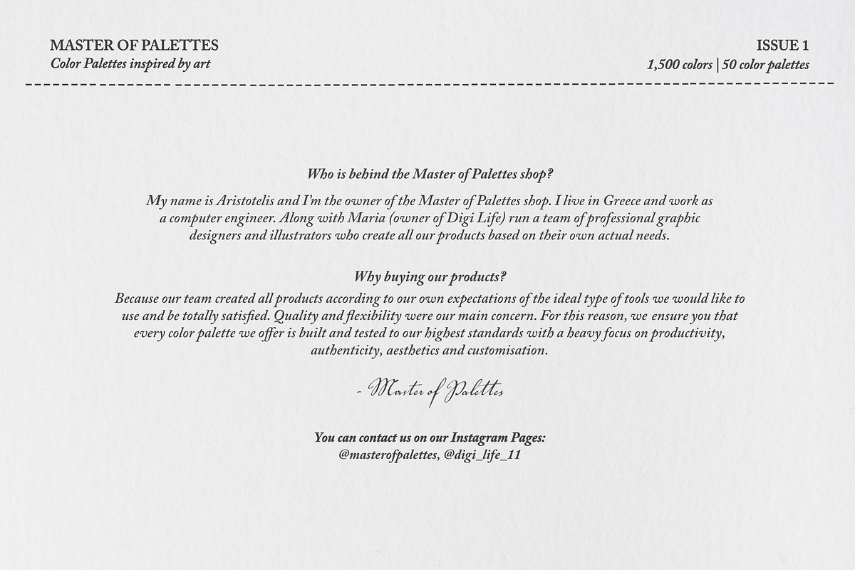 Rococo Color Palettes