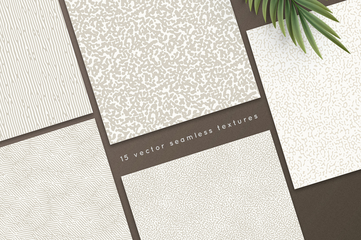 Textures: 15 Seamless Patterns, a Pattern Graphic by Curly_Pat