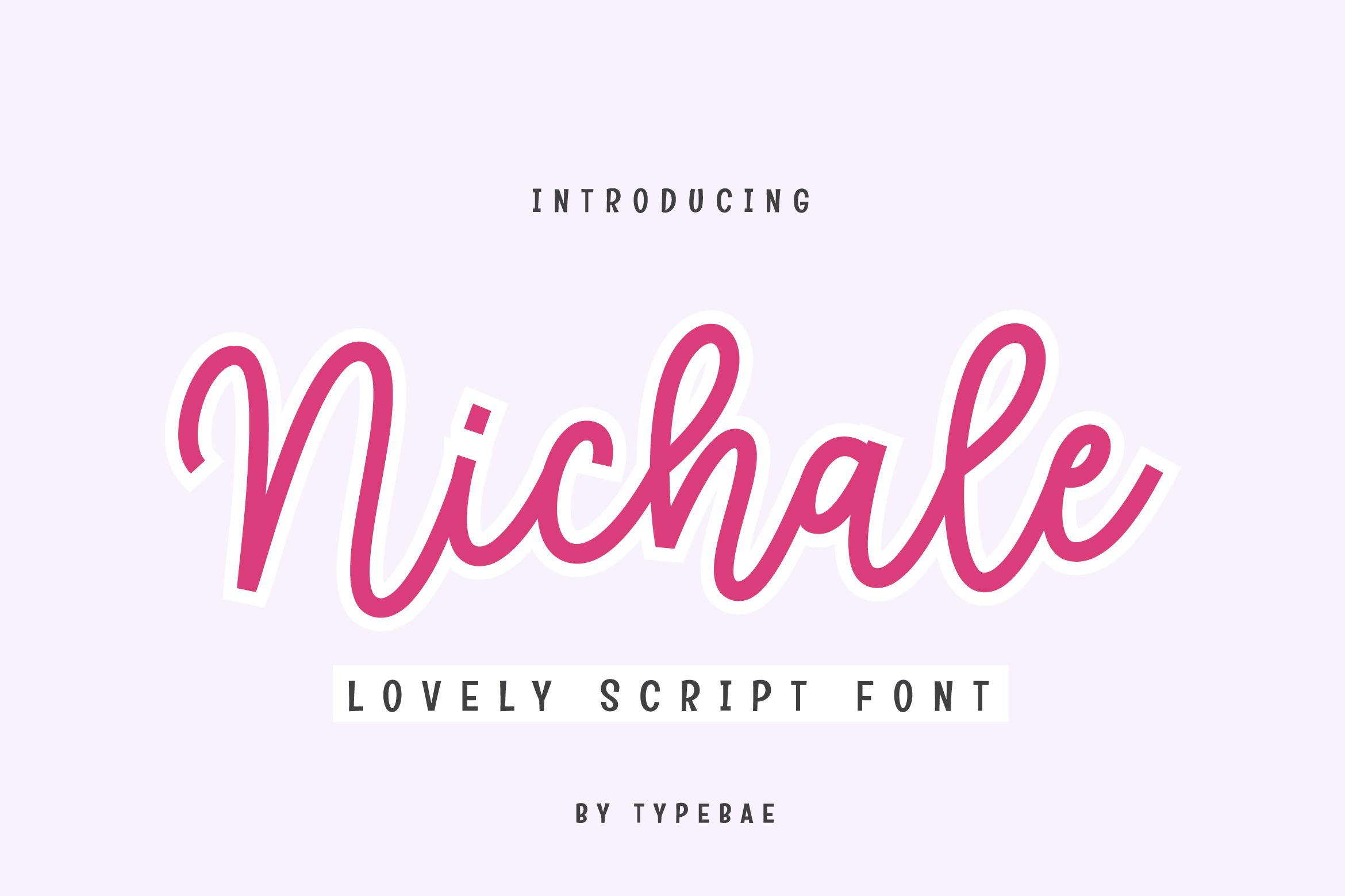 Nichale - Lovely Handwritten Script | Creative Market