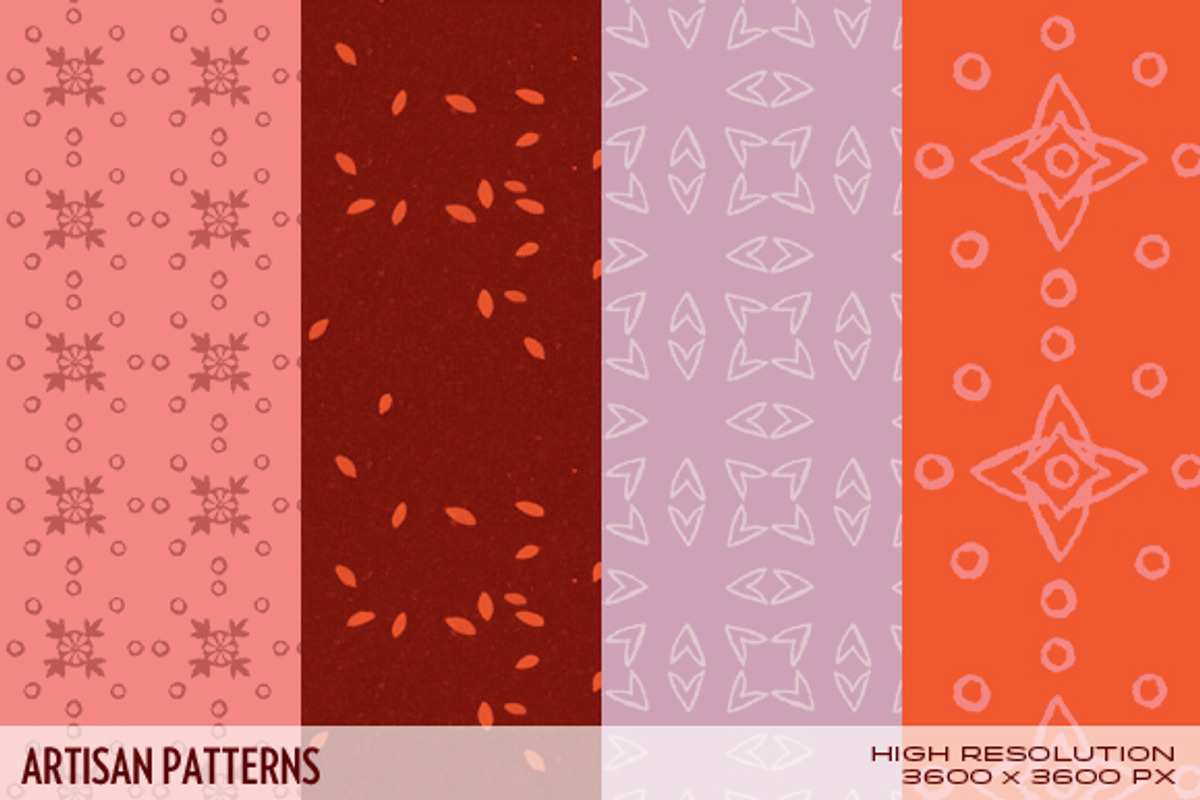 Artisan patterns, a Pattern Graphic by LuOtero
