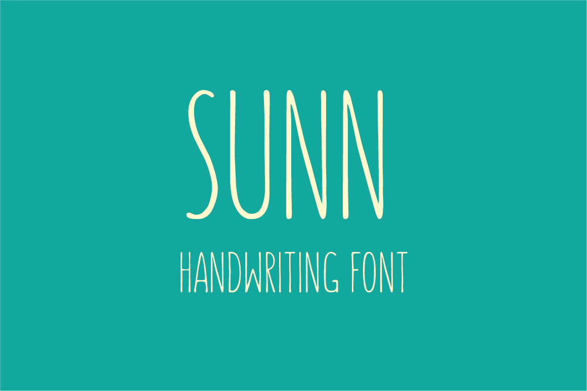 SUNN, a Sans Serif Font by Wild Ones