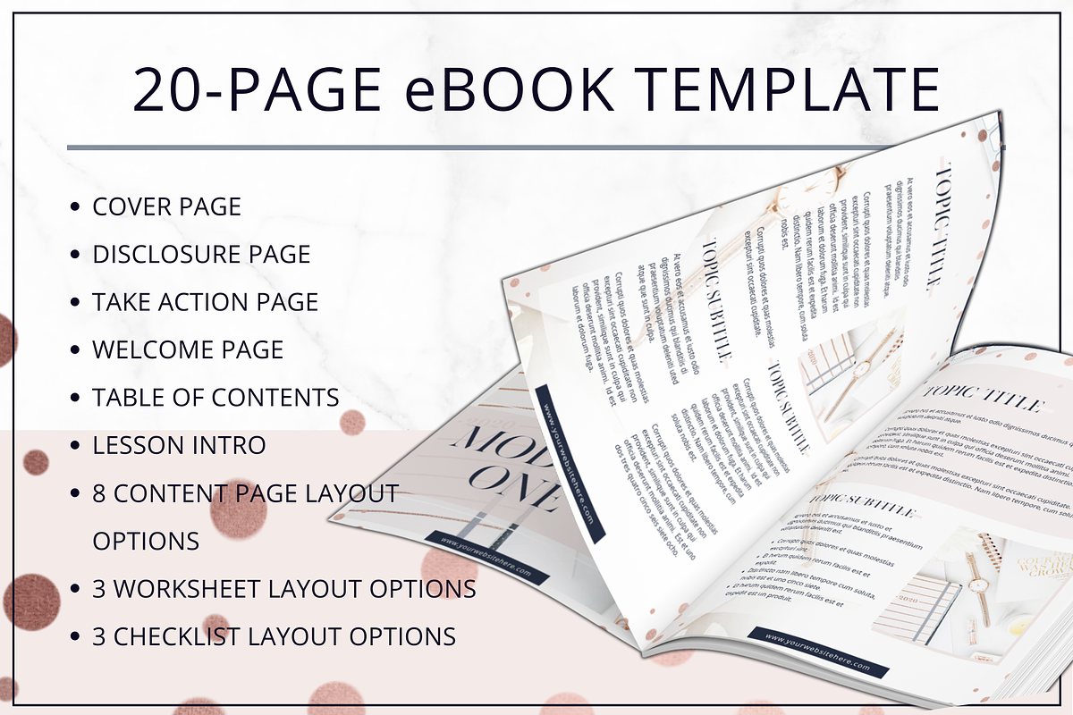 eCourse & Webinar Bundle | PPT Canva, a Presentation Template by Lady Boss Studio