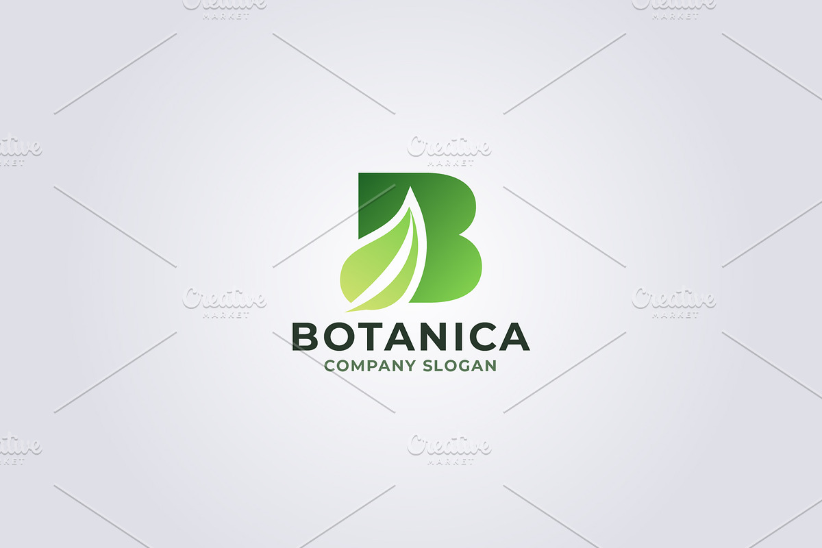 Botanica Letter B Logo, a Branding & Logo Template by Design_Planet ...