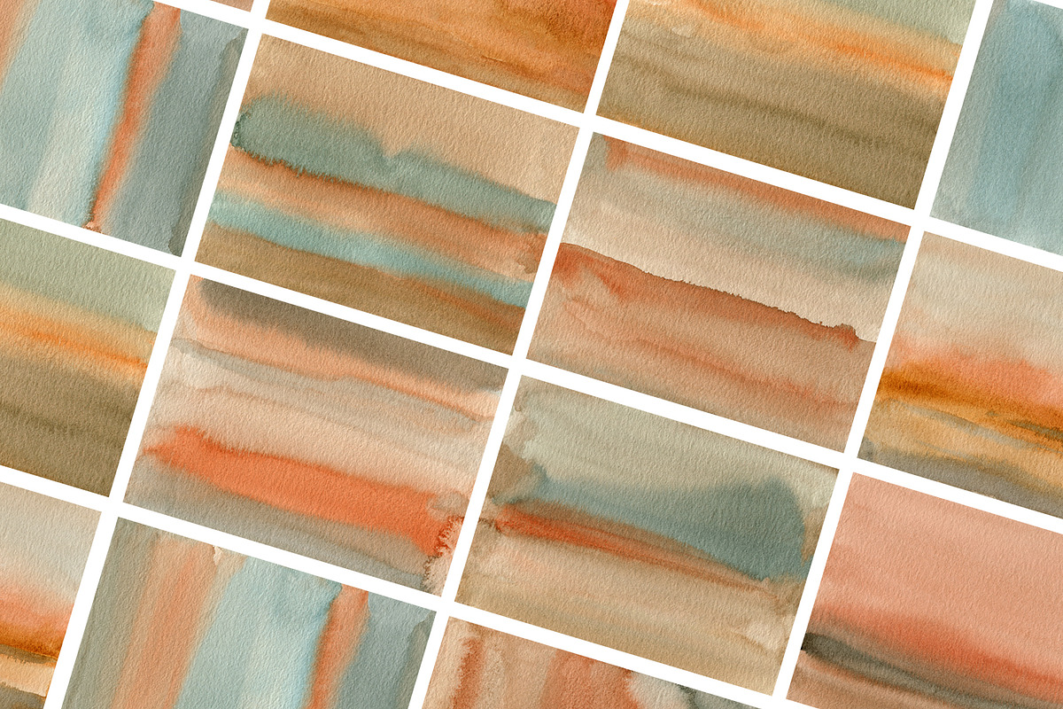 Stratum Watercolor Abstract Textures, a Texture Graphic by Marmoris.Arts