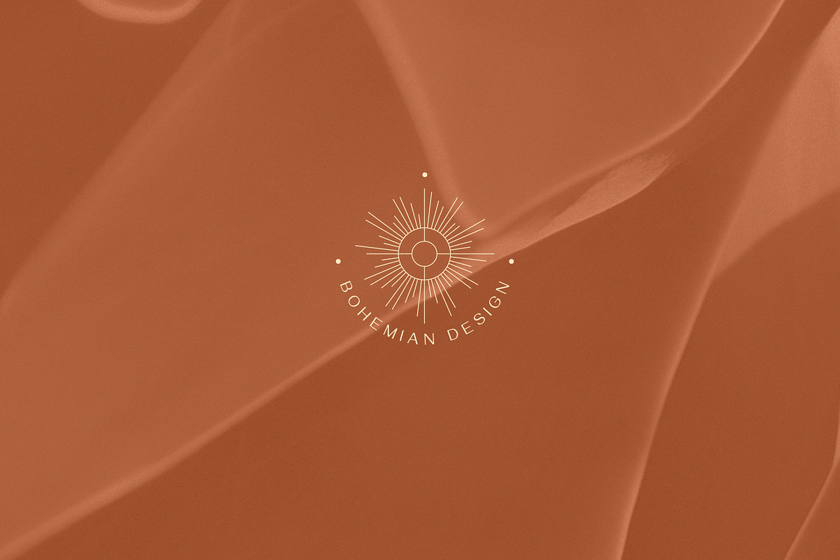 Bohemian logos - vector elements, a Graphic by venimo