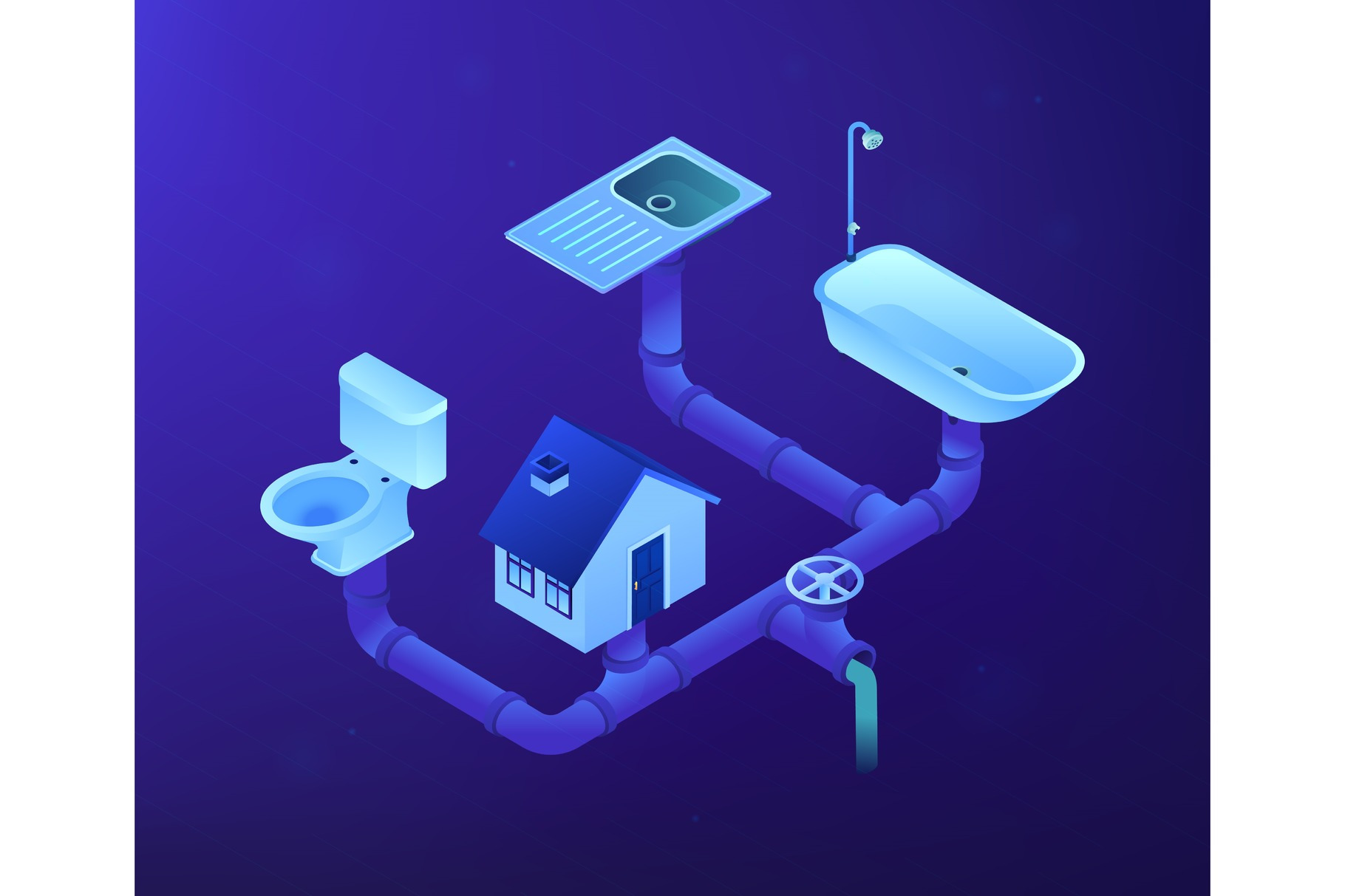 Sewerage system concept vector, an Illustration by Visual Generation