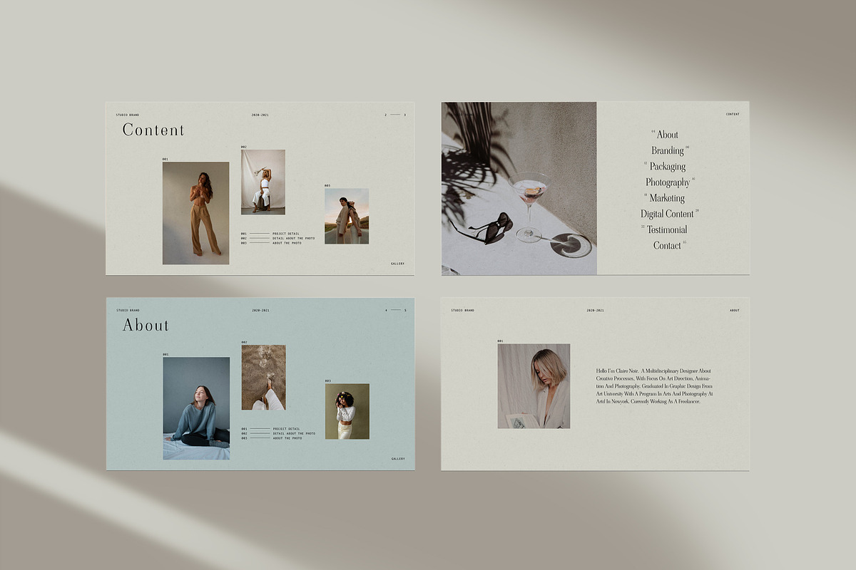 PANDORA I Creative Portfolio I Canva, a Magazine Template by Studio Brand