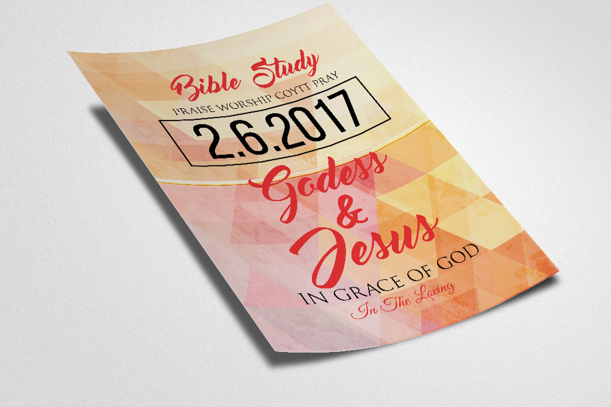 Glorious Grace Church Flyer, a Flyer Template by Psd Templates