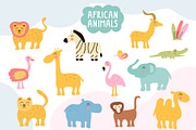 Animals bundle for kids, an Animal Illustration by cutelevindesign