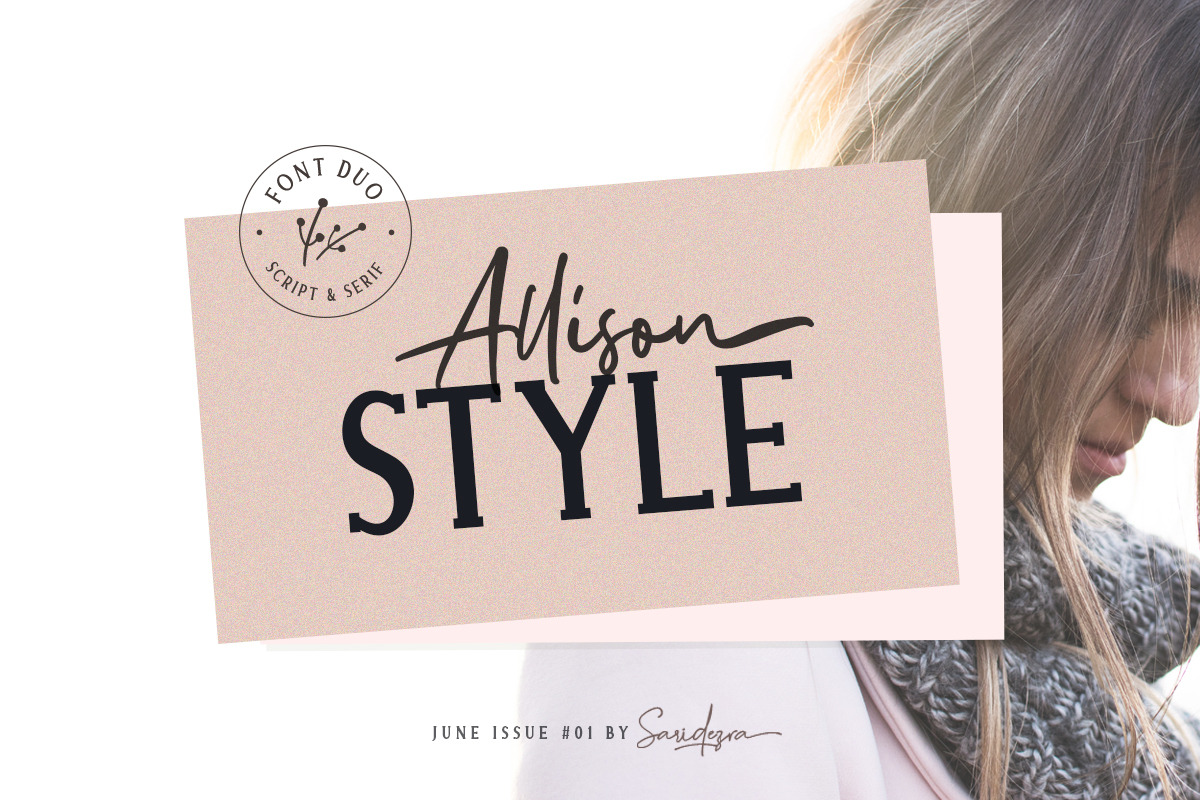 Allison Style - Font Duo | Script Fonts ~ Creative Market