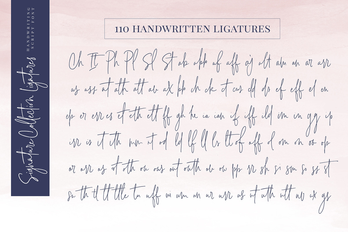 Signature Collection Script Font, a Script Font by Nicky Laatz