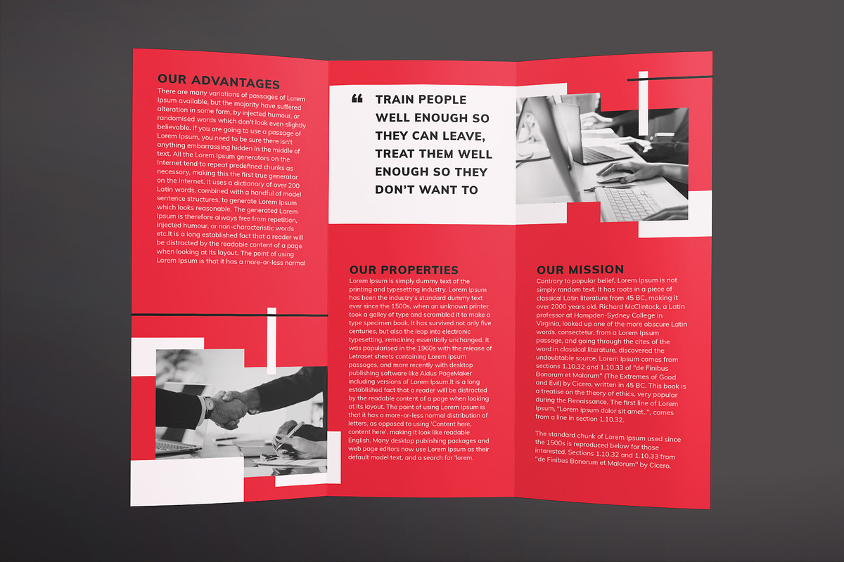 Trifold Brochure Recruitment Company, a Brochure Template by TemplatesNow!