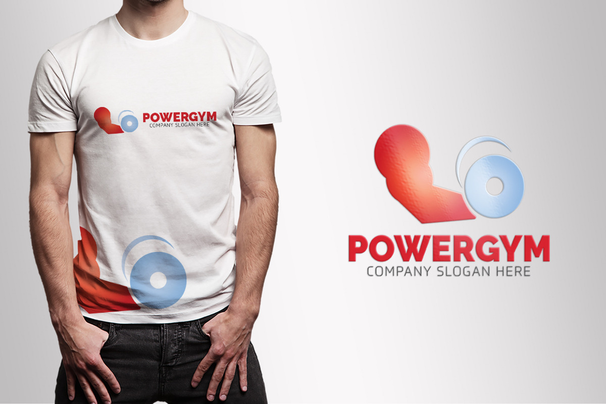 Power GYM Logo, a Branding & Logo Template by essegraphic