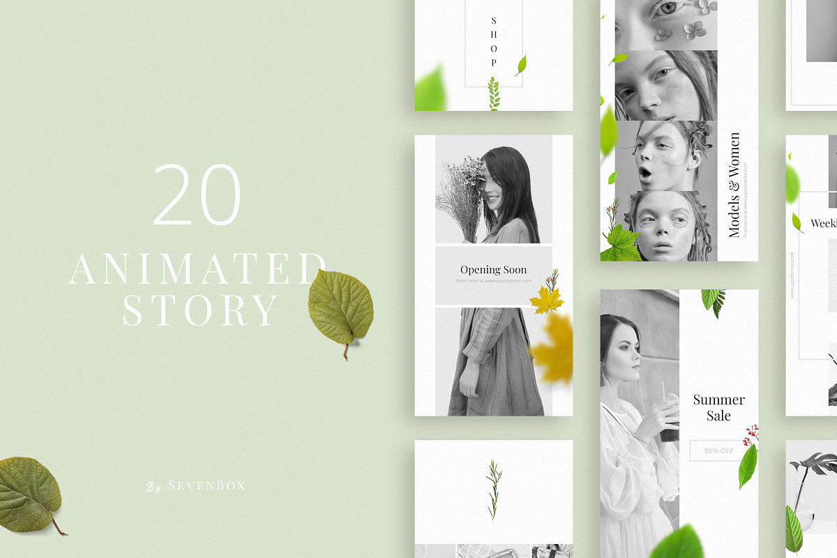 04-ANIMATED Stories Templates, a Social Media Template by TemplateZuu
