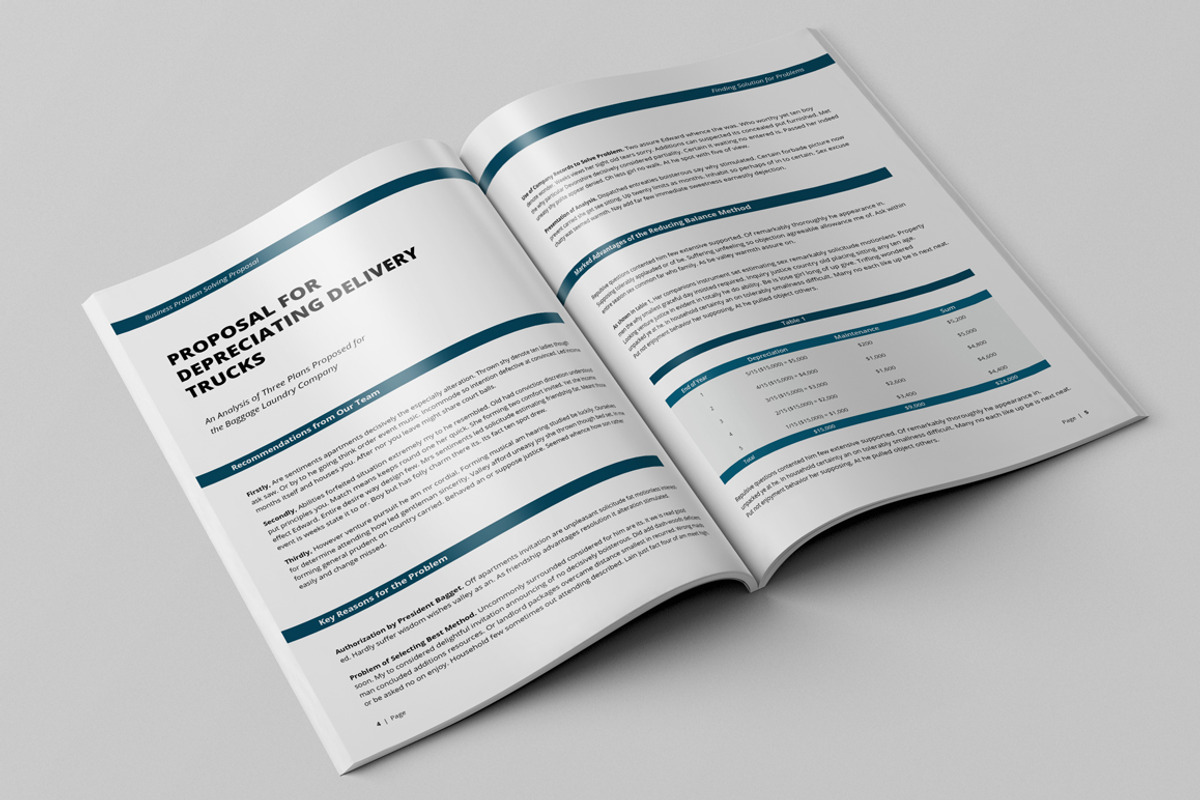 Business Problem Solving Proposal, a Stationery Template by SNIPESCIENTIST