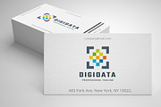 Digital Data Logo, a Branding & Logo Template by Design_Planet