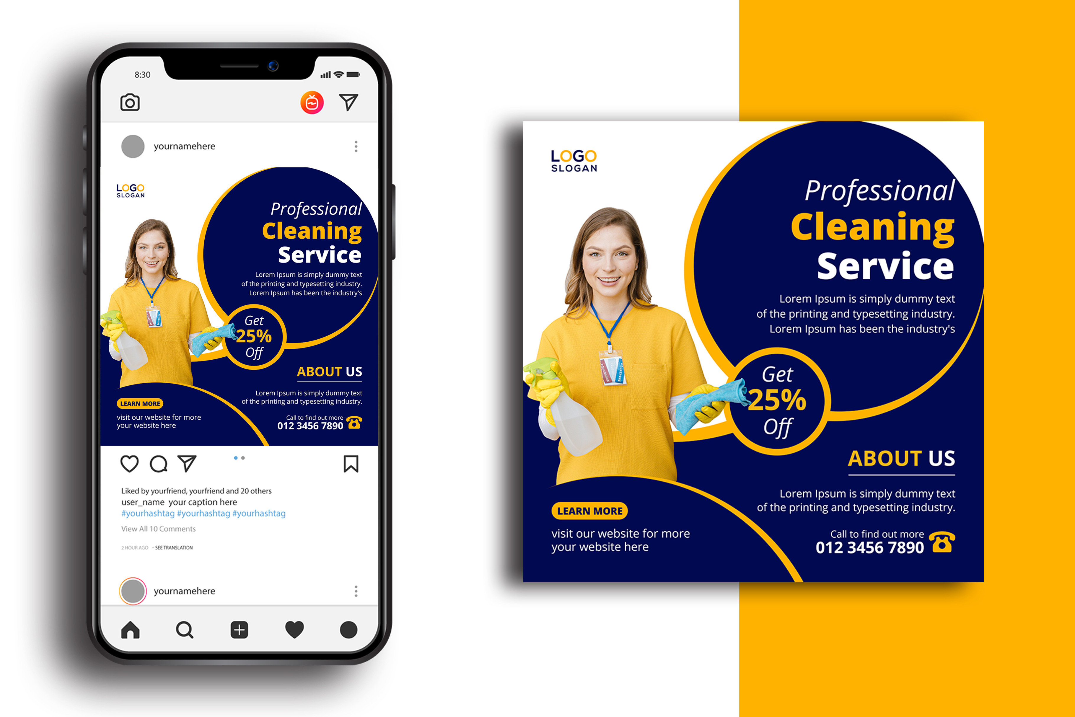 Best cleaning services post template