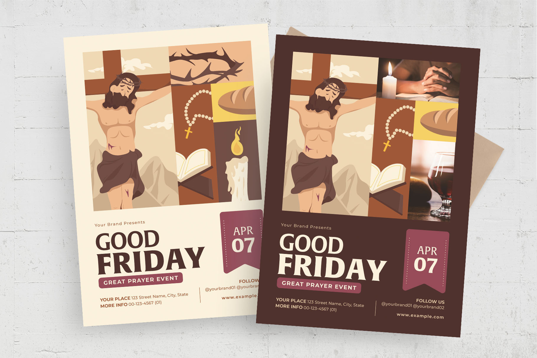 Good Friday Flyer Template | Flyer Templates ~ Creative Market