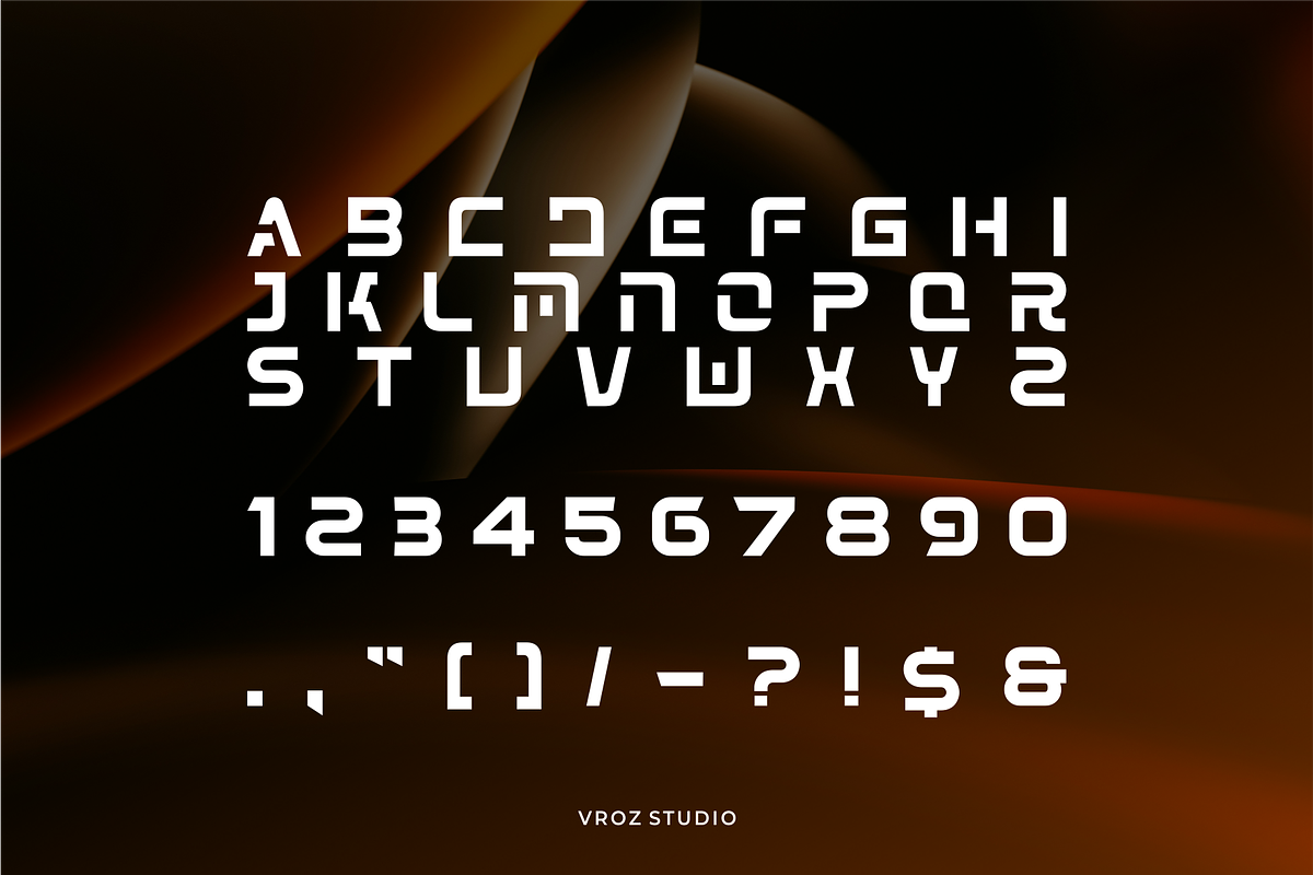 AKIRA Futuristic Sans Serif Font