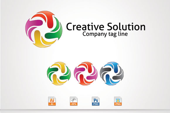Creative Solution, a Branding & Logo Template by stock6design