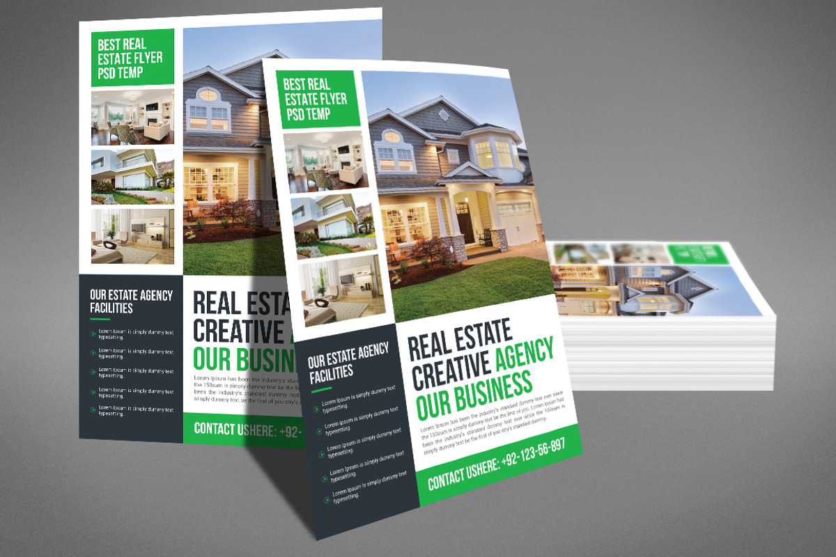 Contractor Flyer, a Flyer Template by graphicforest