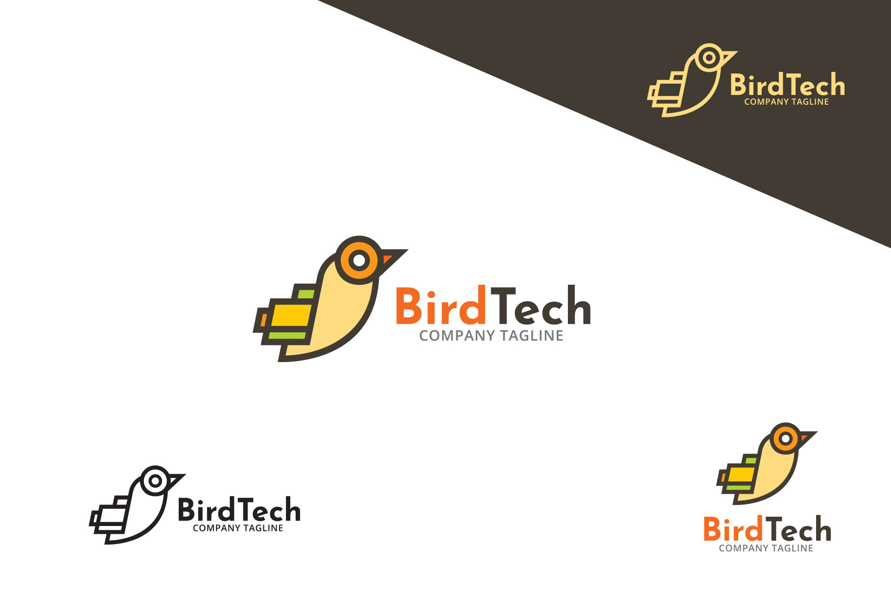 Bird Tech Logo, a Branding & Logo Template by Maraz Logo