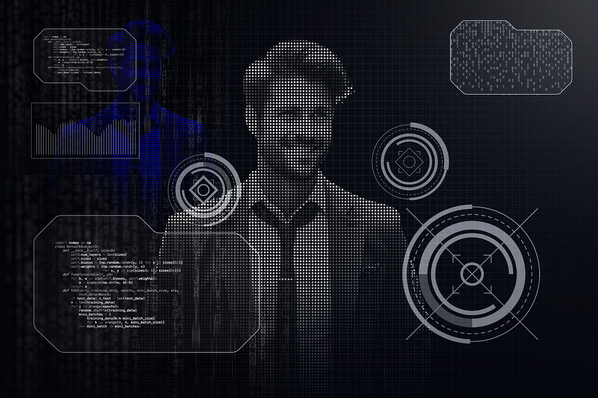 Futuristic Hud Photo Effect Mockup