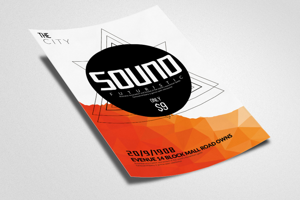 Electro Flyer Templates, a Flyer Template by Psd Templates