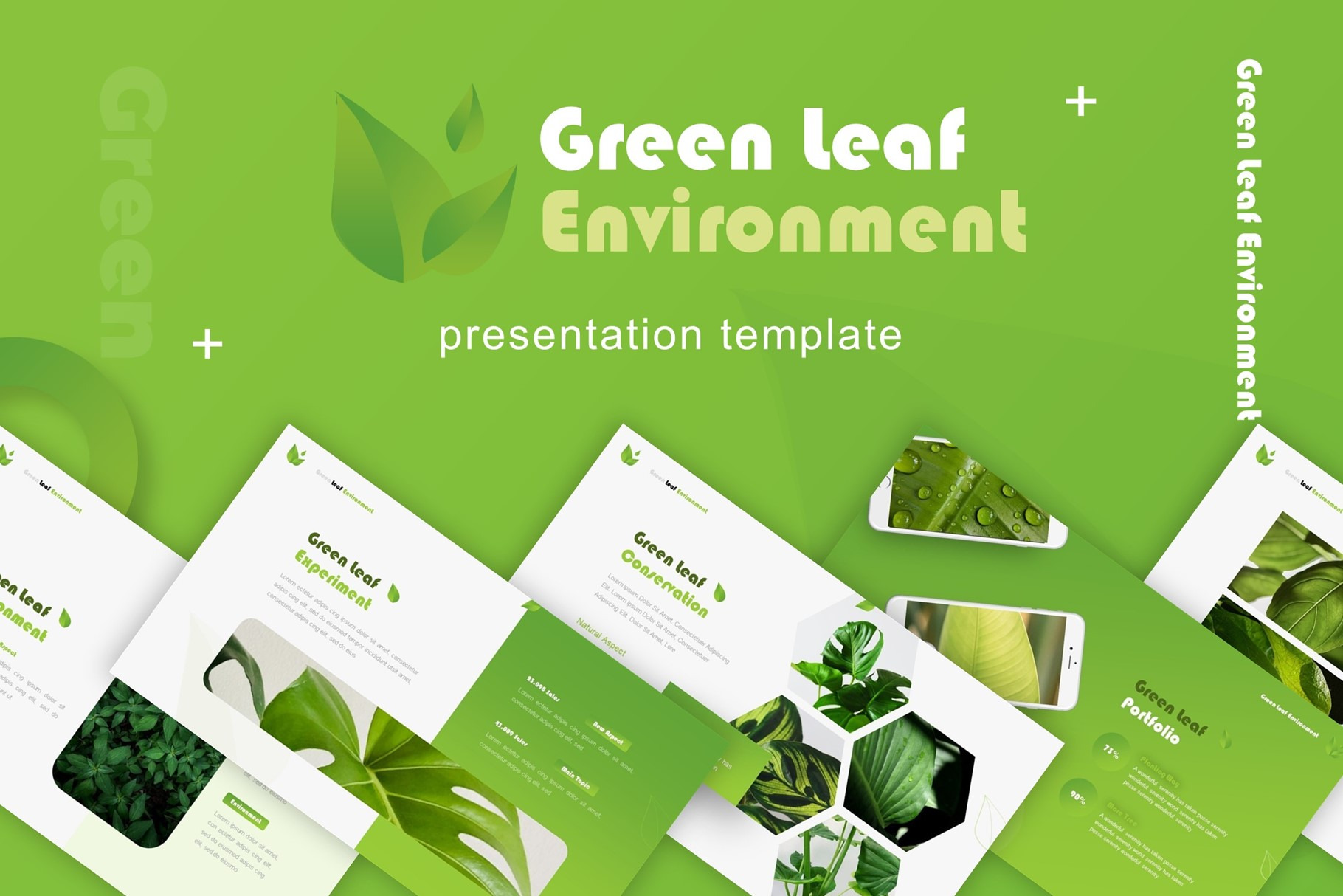 Green Environment Powerpoint, a Presentation Template by CleversiteStd