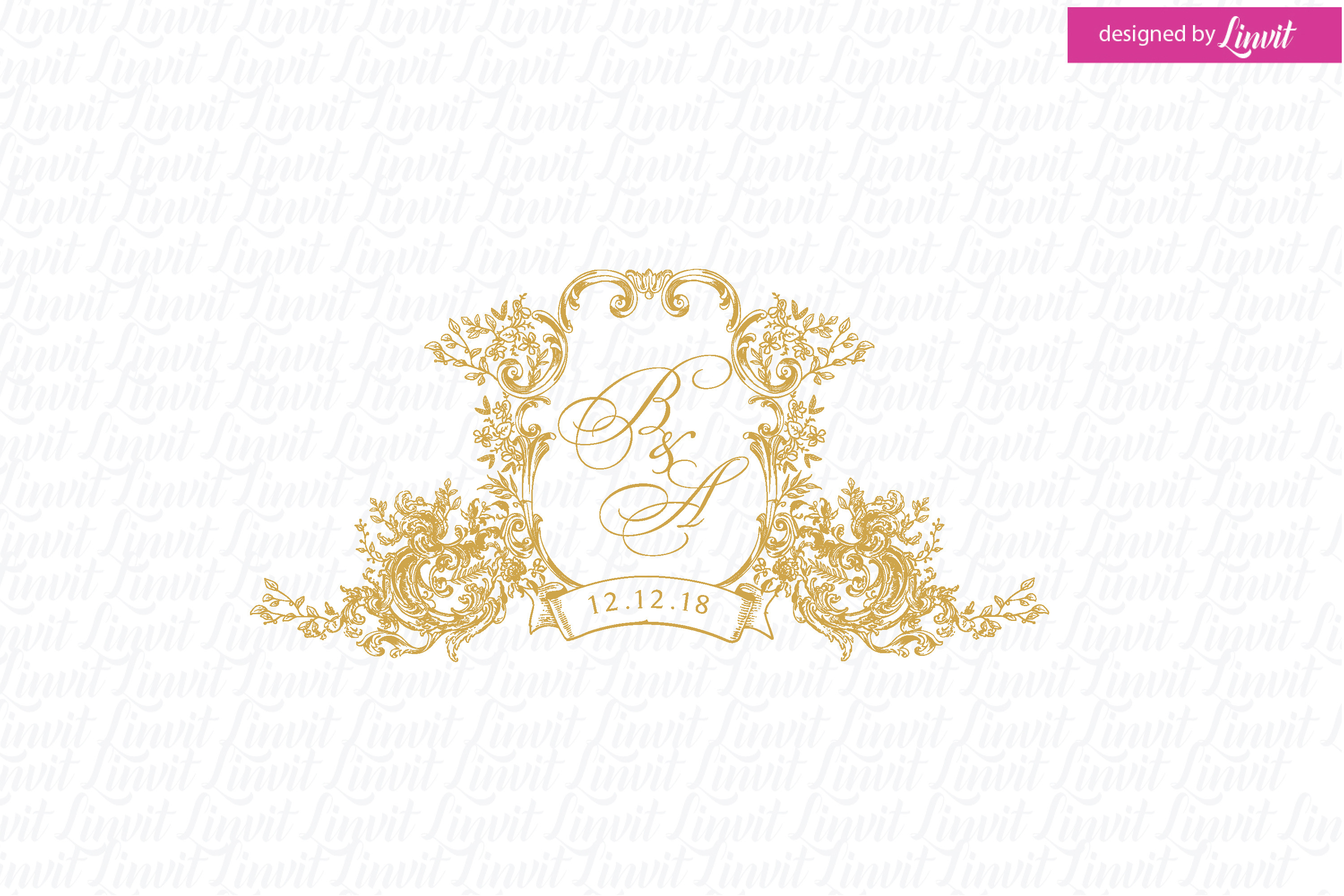 Vintage Wedding Logo | Branding & Logo Templates ~ Creative Market