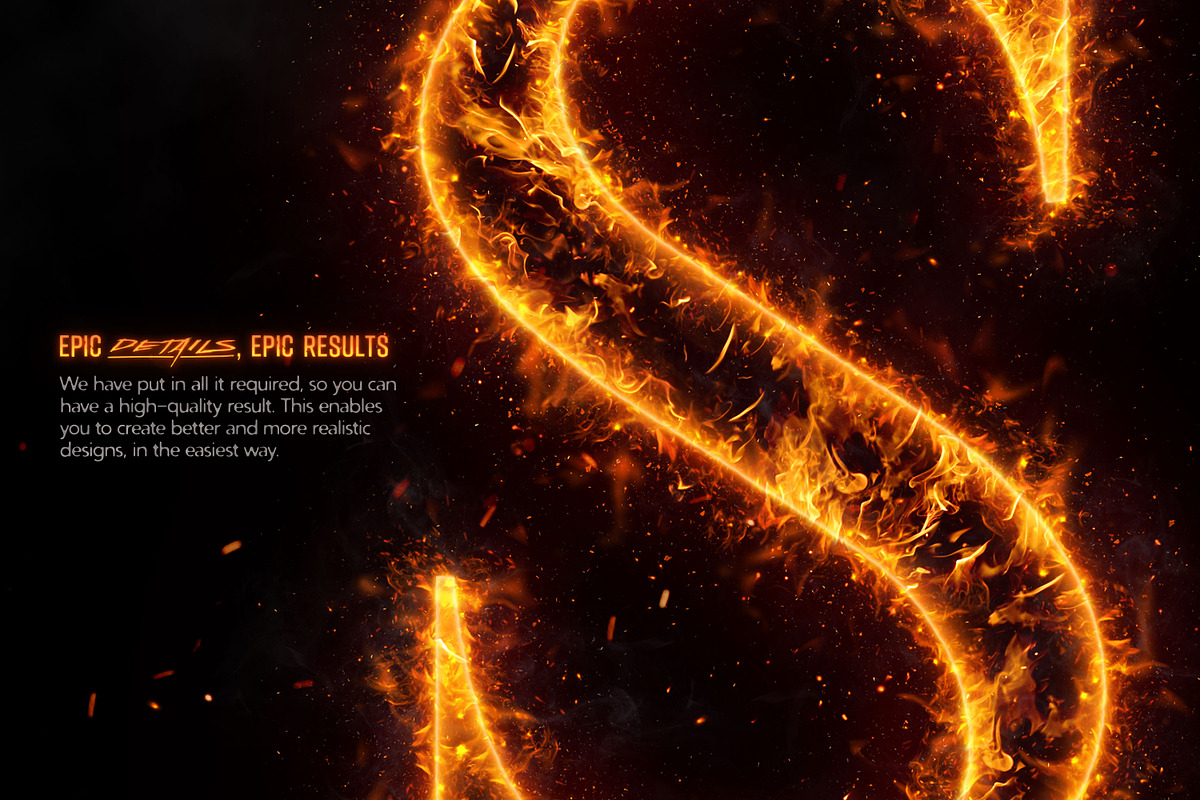 Hyper Fiery – Fire Photoshop Action, an Action Add-On by Hyperpix ...