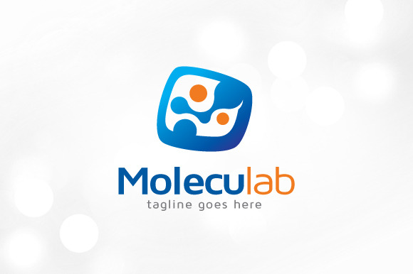 Molecule Lab Logo Template, a Branding & Logo Template by gunaonedesign