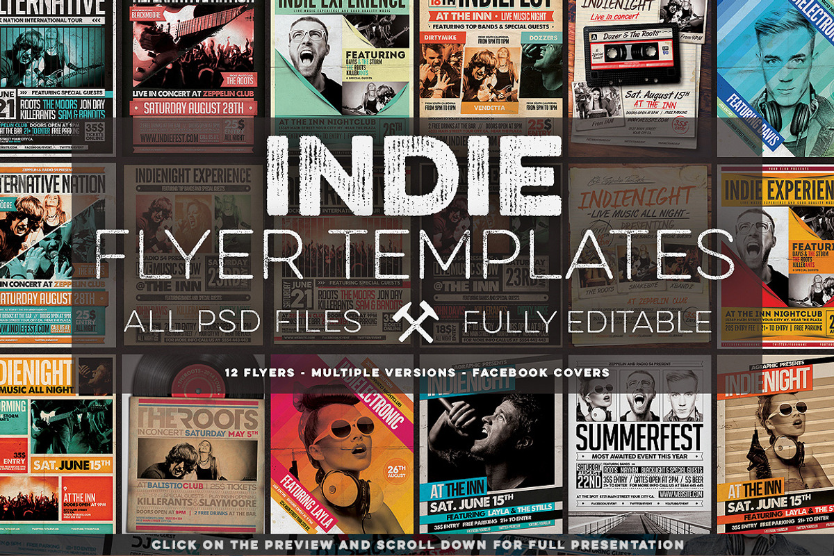 100+ Flyers Bundle + Covers, a Flyer Template by Graphicdome