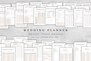 Printable Wedding Planner A5/A4, a Stationery Template by BRANDcontent