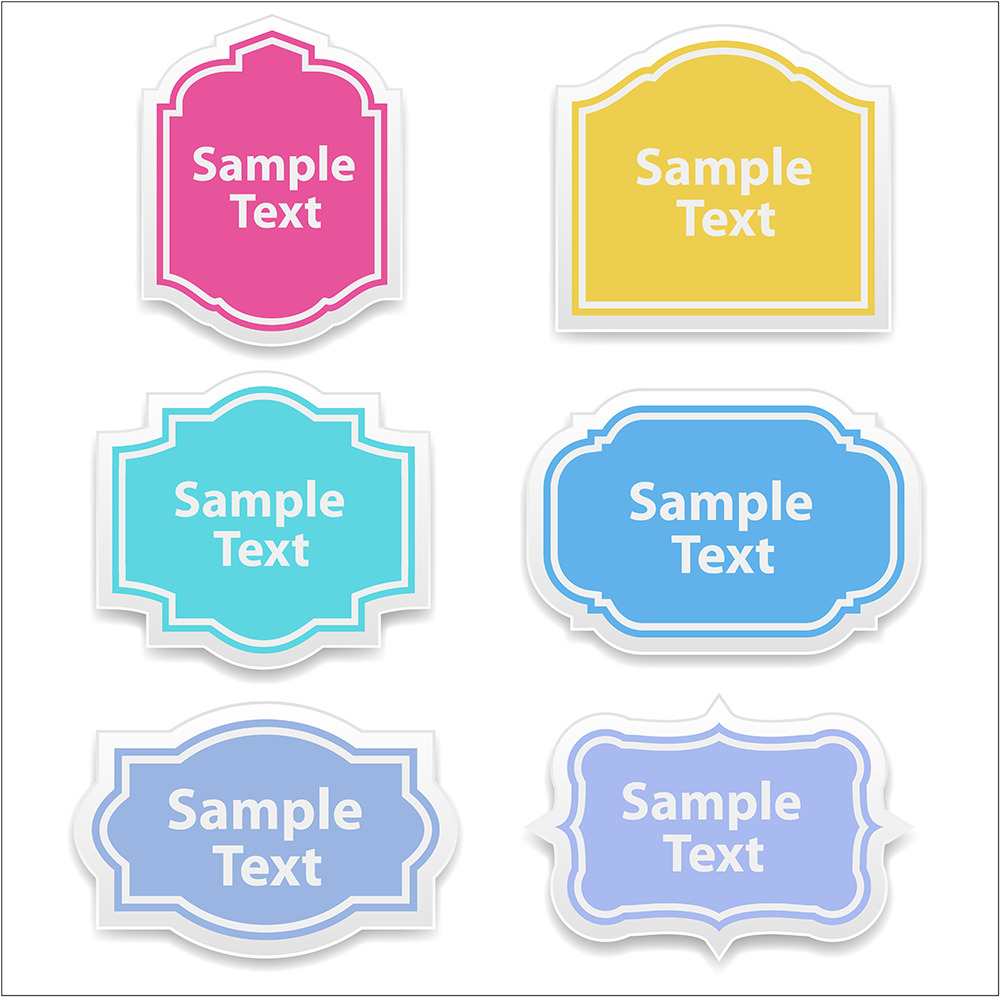 Vector Lables and Boxes Designs, an Illustration by TrueMitra Designs ...